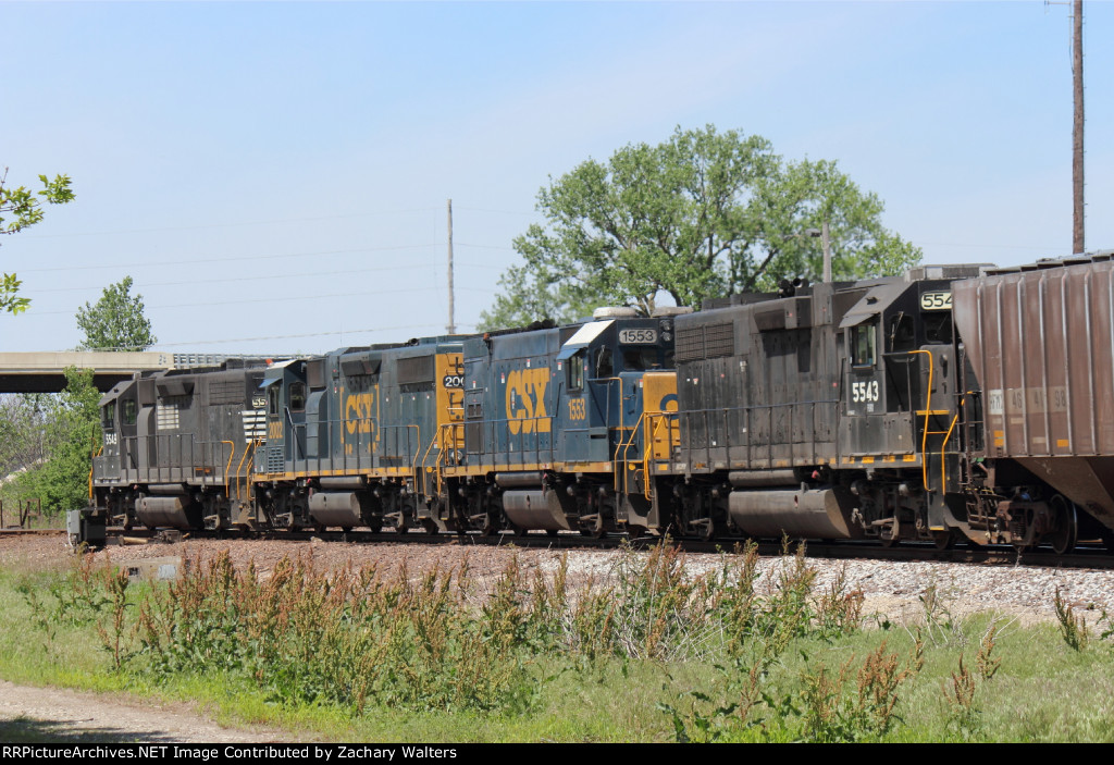 FURX 5549 5543 CSX 2002 1553